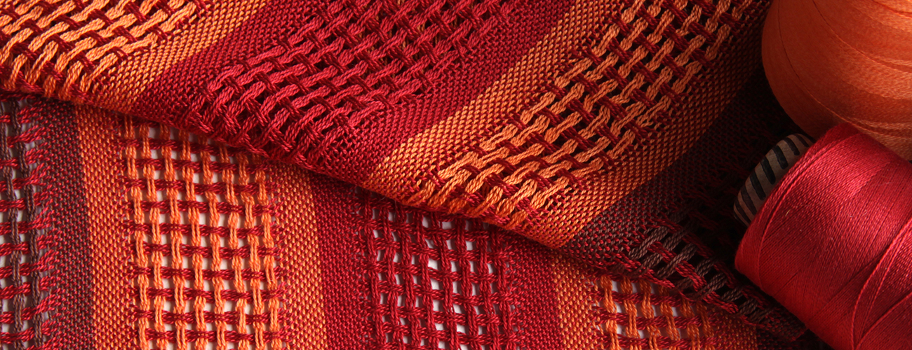 Huck Lace Cotton Scarf – Ashford Wheels and Looms