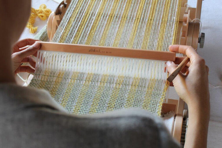 Andean braid – a fringe technique – Ashford Wheels and Looms