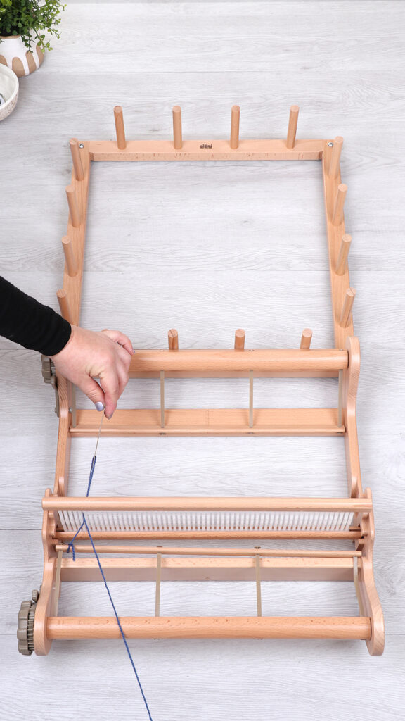 Hybrid warping on a rigid heddle loom – Ashford Wheels and Looms