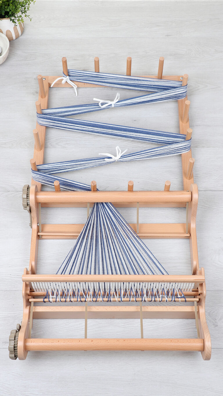 Hybrid warping on a rigid heddle loom – Ashford Wheels and Looms