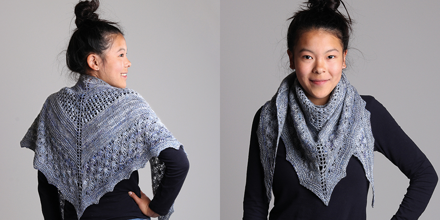 Daylight Stars Knitted Shawl – Ashford Wheels and Looms